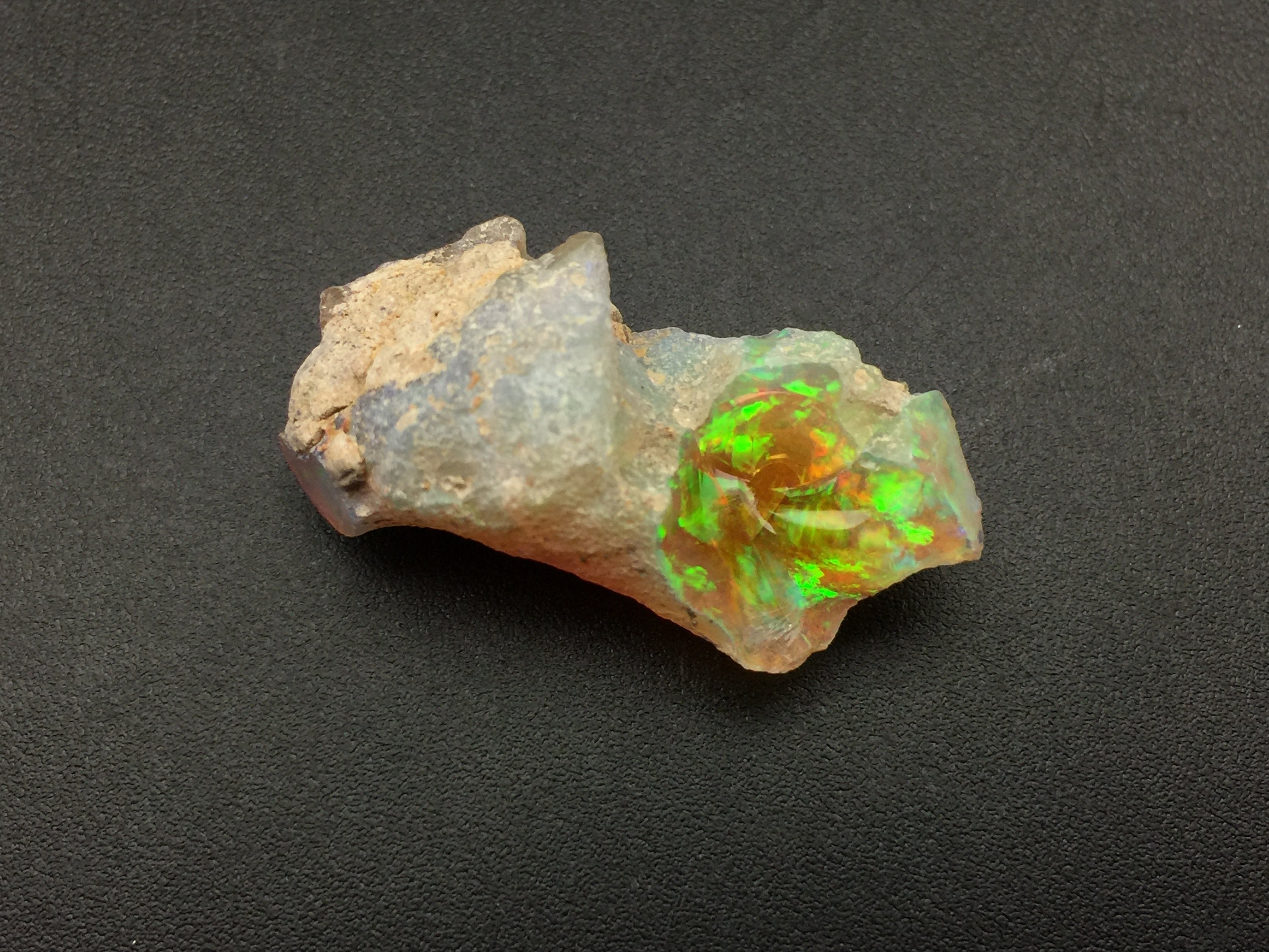 Raw Dry Opal Stone 33mm - 5 Grams Ethiopian Opal in Matrix, Rough Welo ...