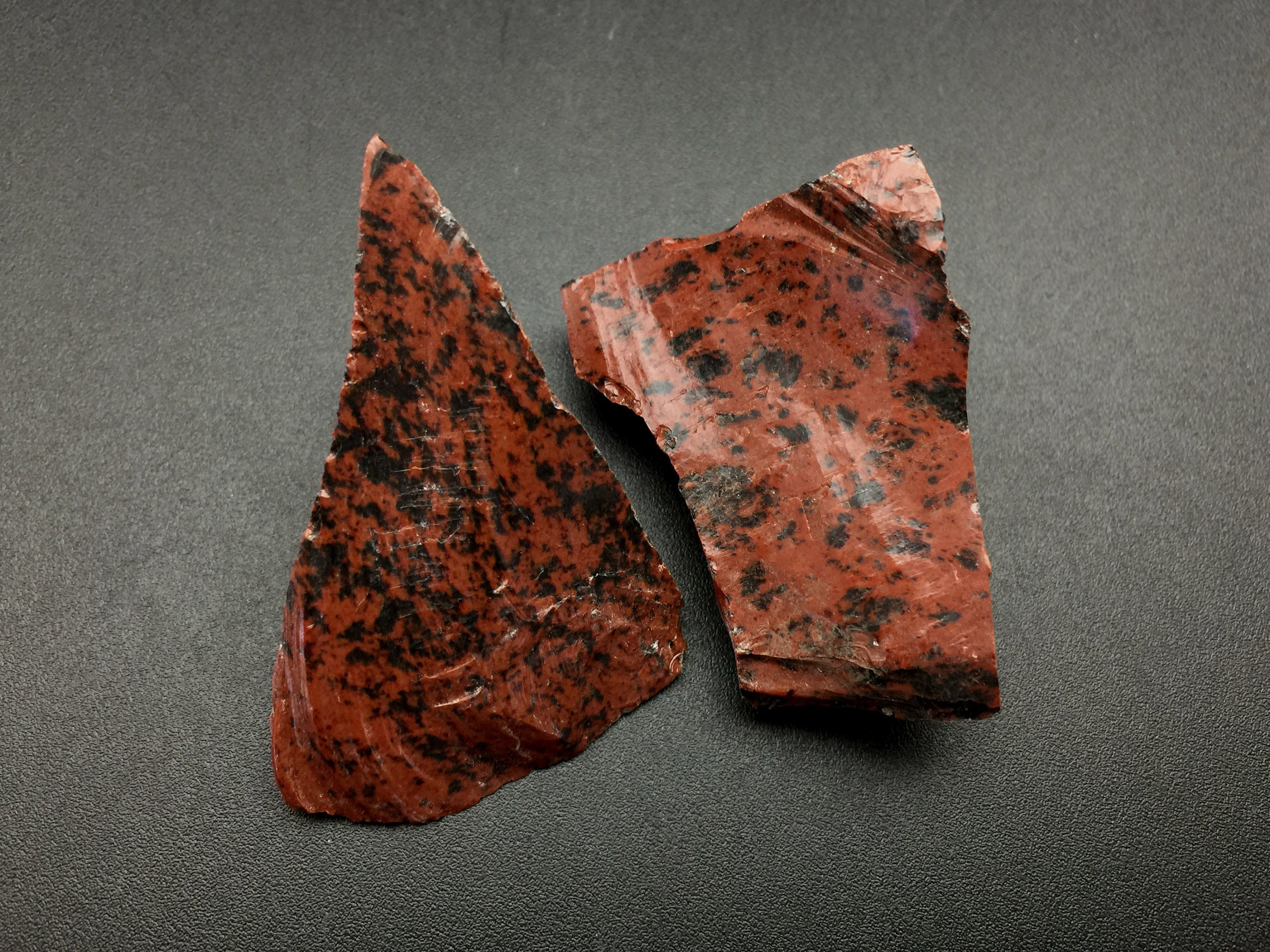 Orange Obsidian Rock