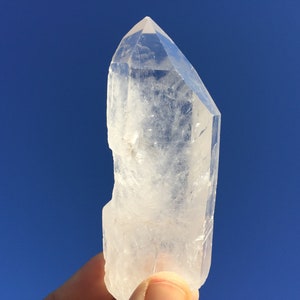 Raw Crystal 4 Inch Clear Quartz Crystal Point, Natural Crystal, Raw ...
