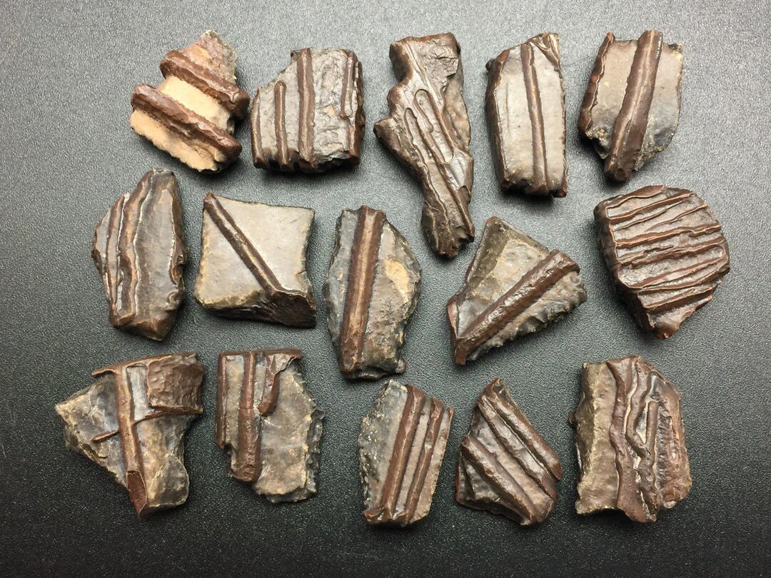 15 Sahara Desert Script Rocks, Raw Natural Tsesite Desert Varnish ...