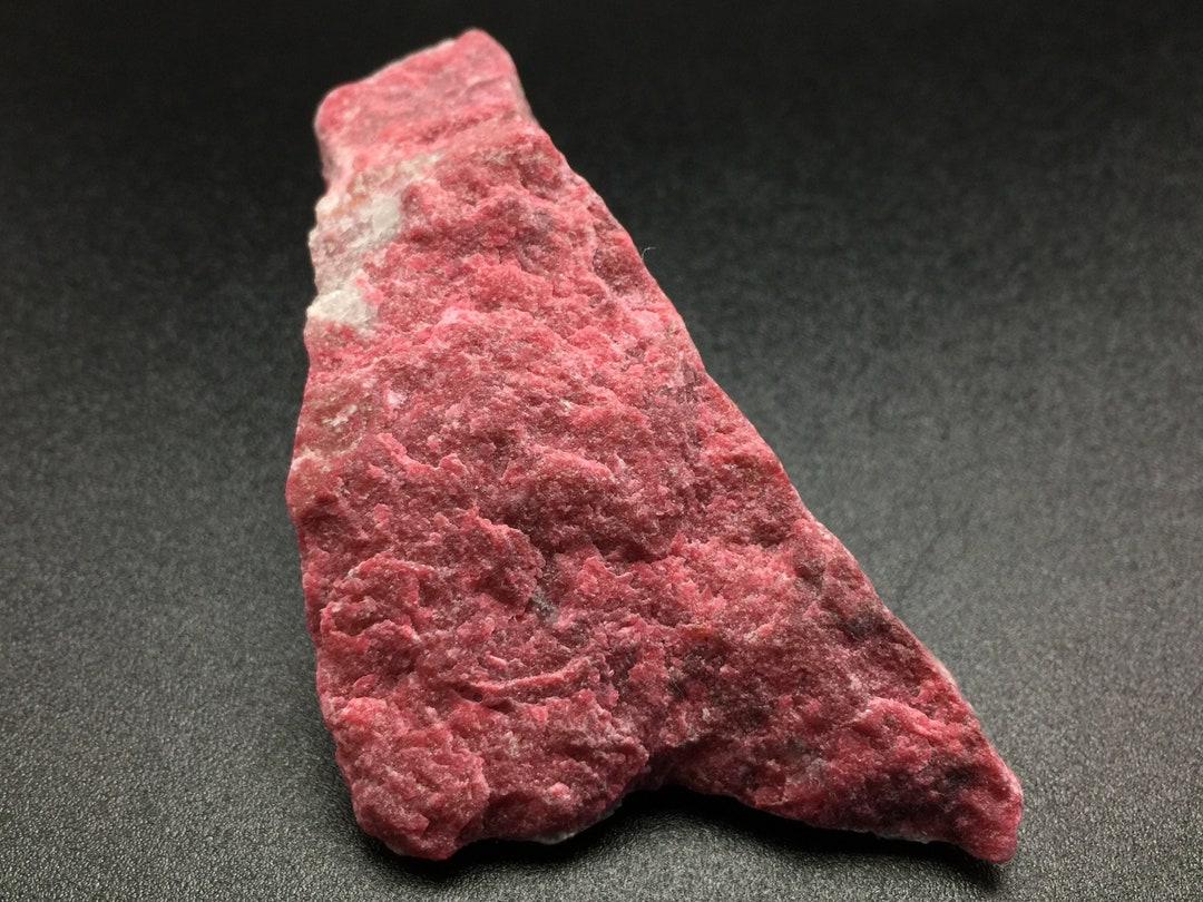 Pink Thulite Stone Raw, 3 Inch High Grade Raw Thulite Specimen From Norway, Pink Thulite Rough ...