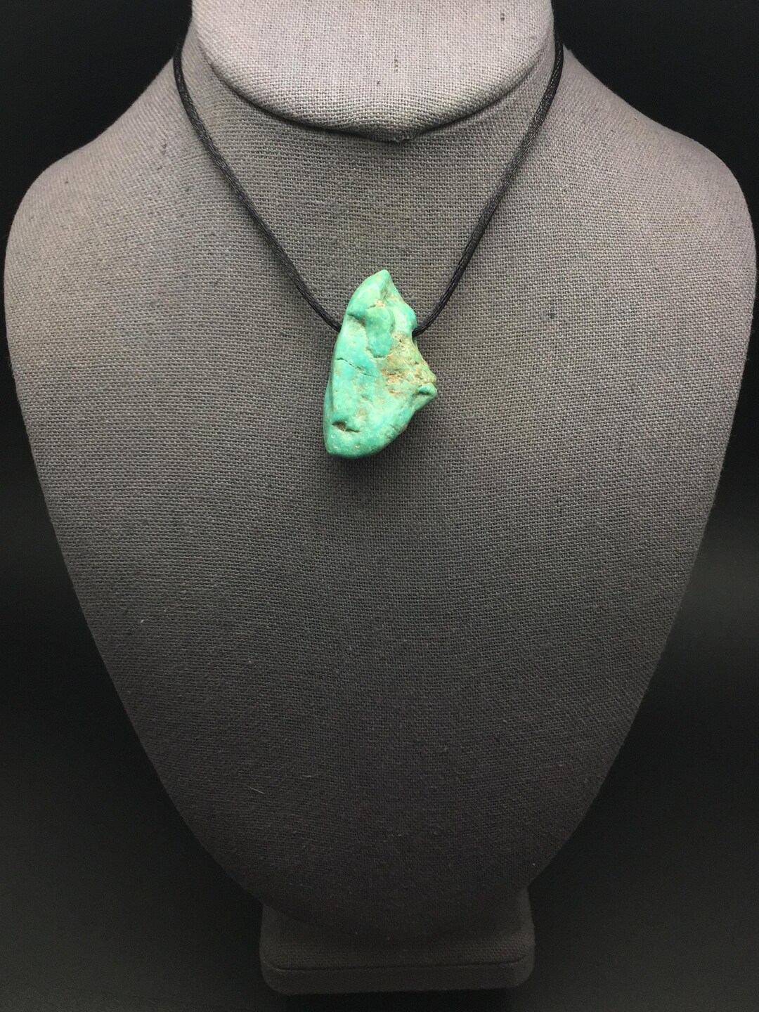 Turquoise Nugget Pendant From Kingman, Arizona. 44mm Genuine Turquoise ...