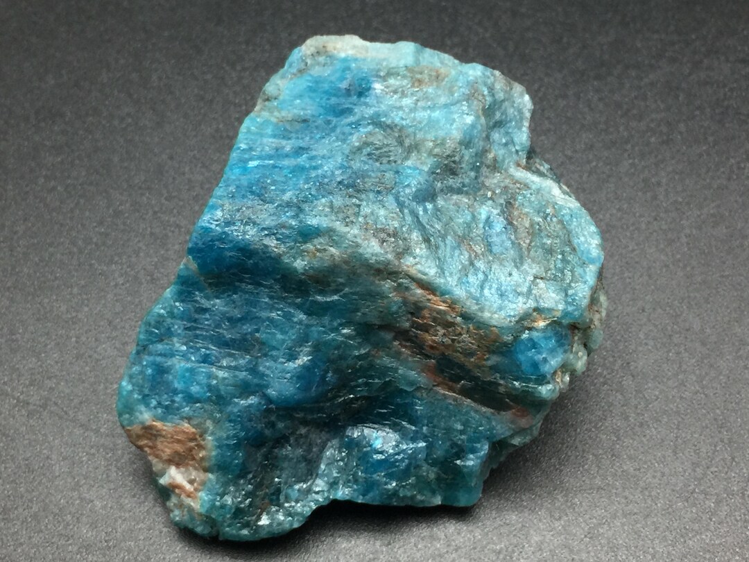 Blue Apatite Stone, 2.75 Inch Large Raw /rough Blue Apatite From Brazil ...