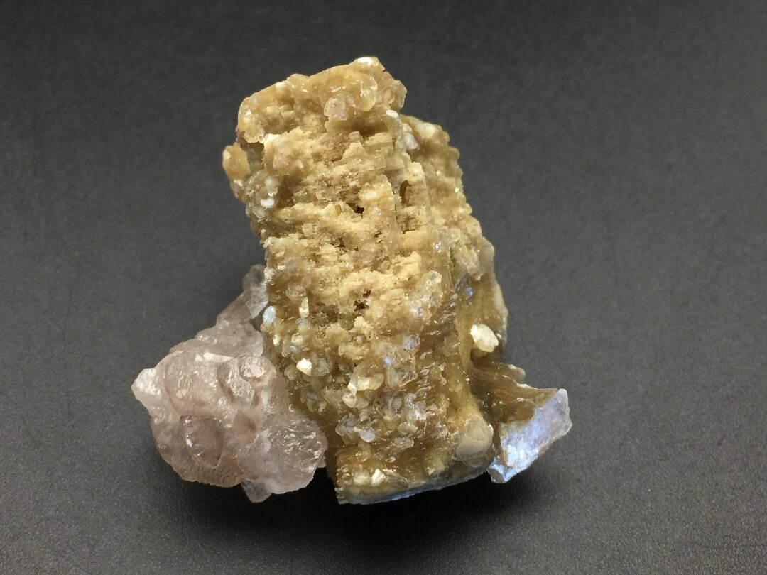 Muscovite Crystal Cluster With Quartz, 2.25 Inch Yellow Muscovite Mica ...
