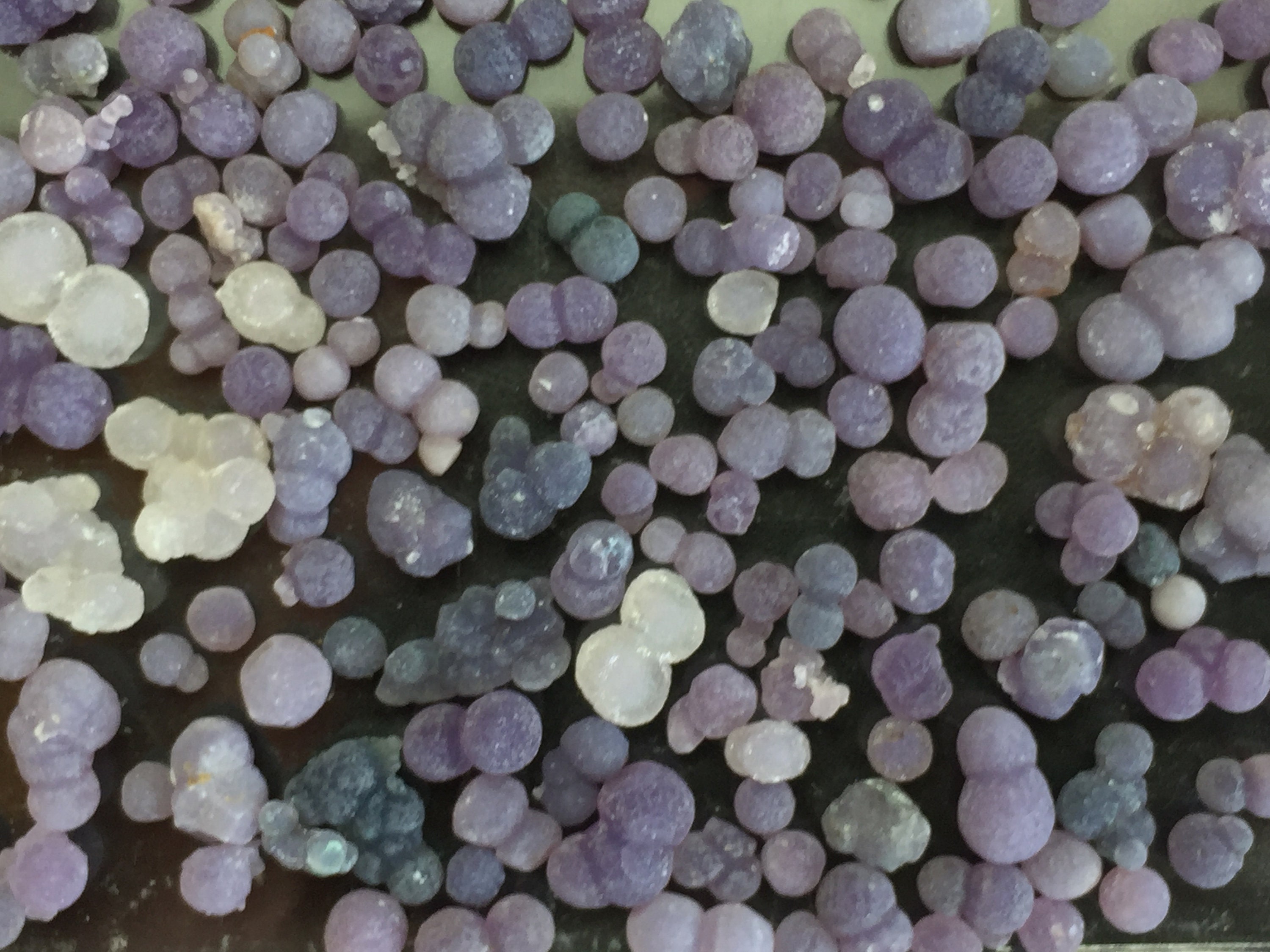 TINY Grape Agates, 50 Gram Lot, Purple Chalcedony Botryoidal Crystals ...