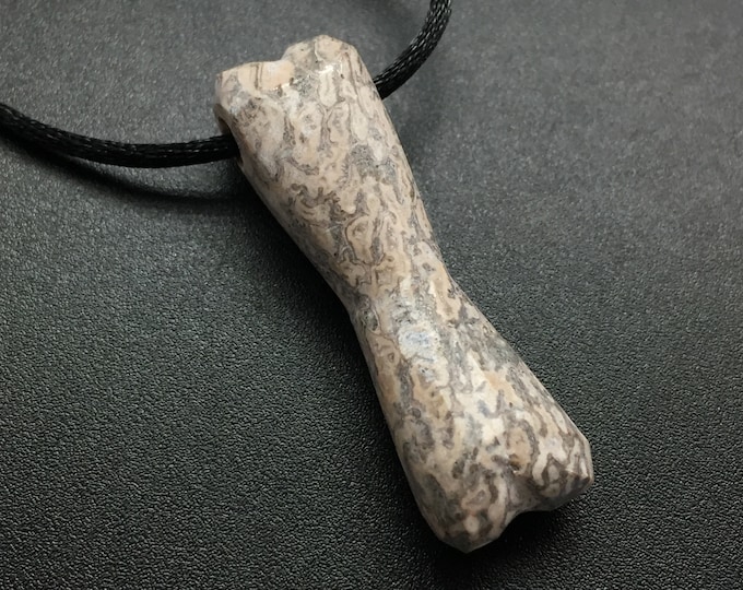 Atlasaurus Dinosaur Bone Pendant 44mm, Fossilized Dinosaur Bone From ...