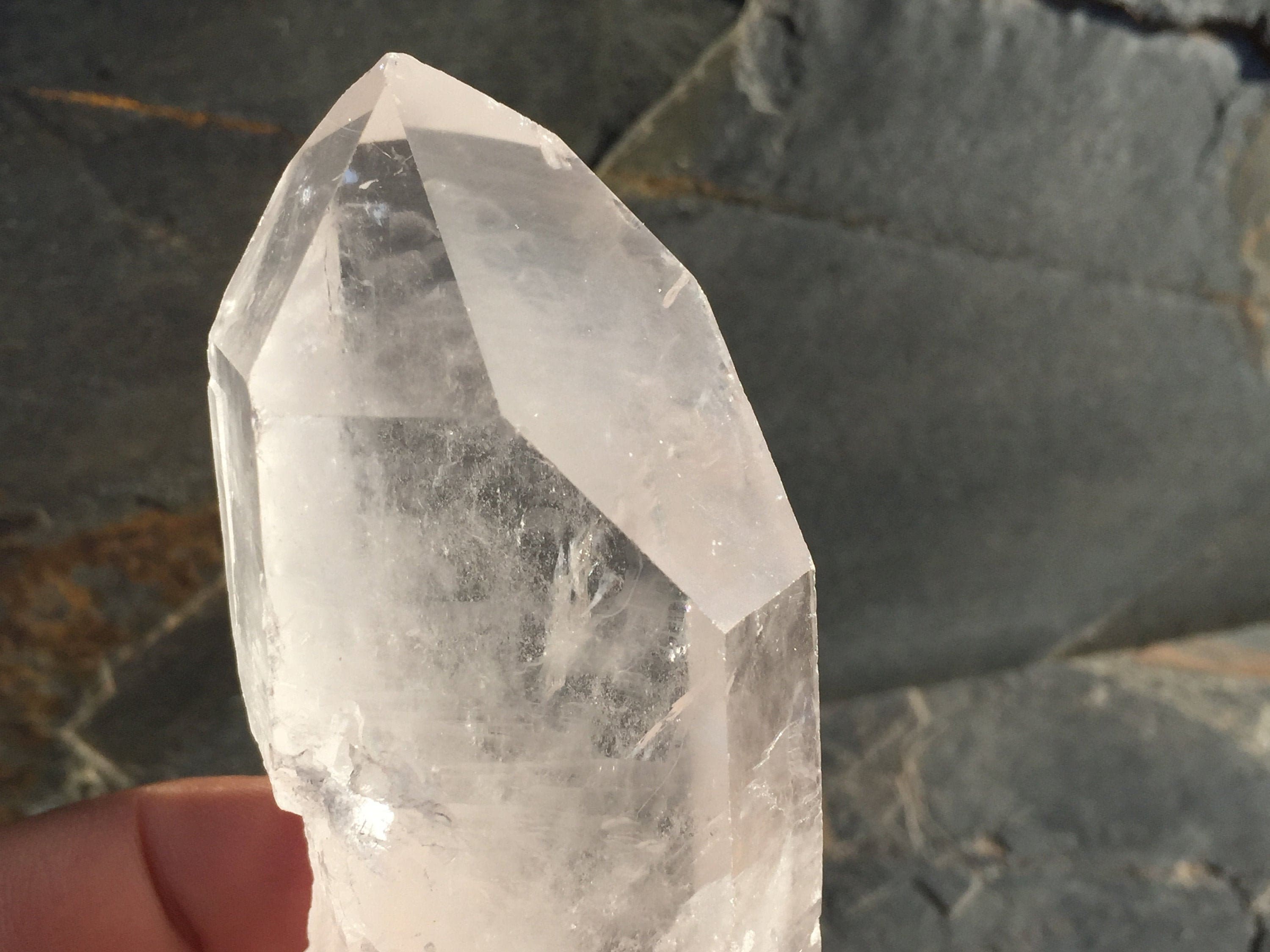 Raw Crystal 4 Inch Clear Quartz Crystal Point Natural | Etsy