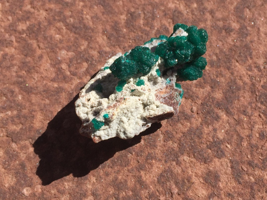 Dioptase Crystal From the Congo, Africa. 39mm High Grade Green Raw ...