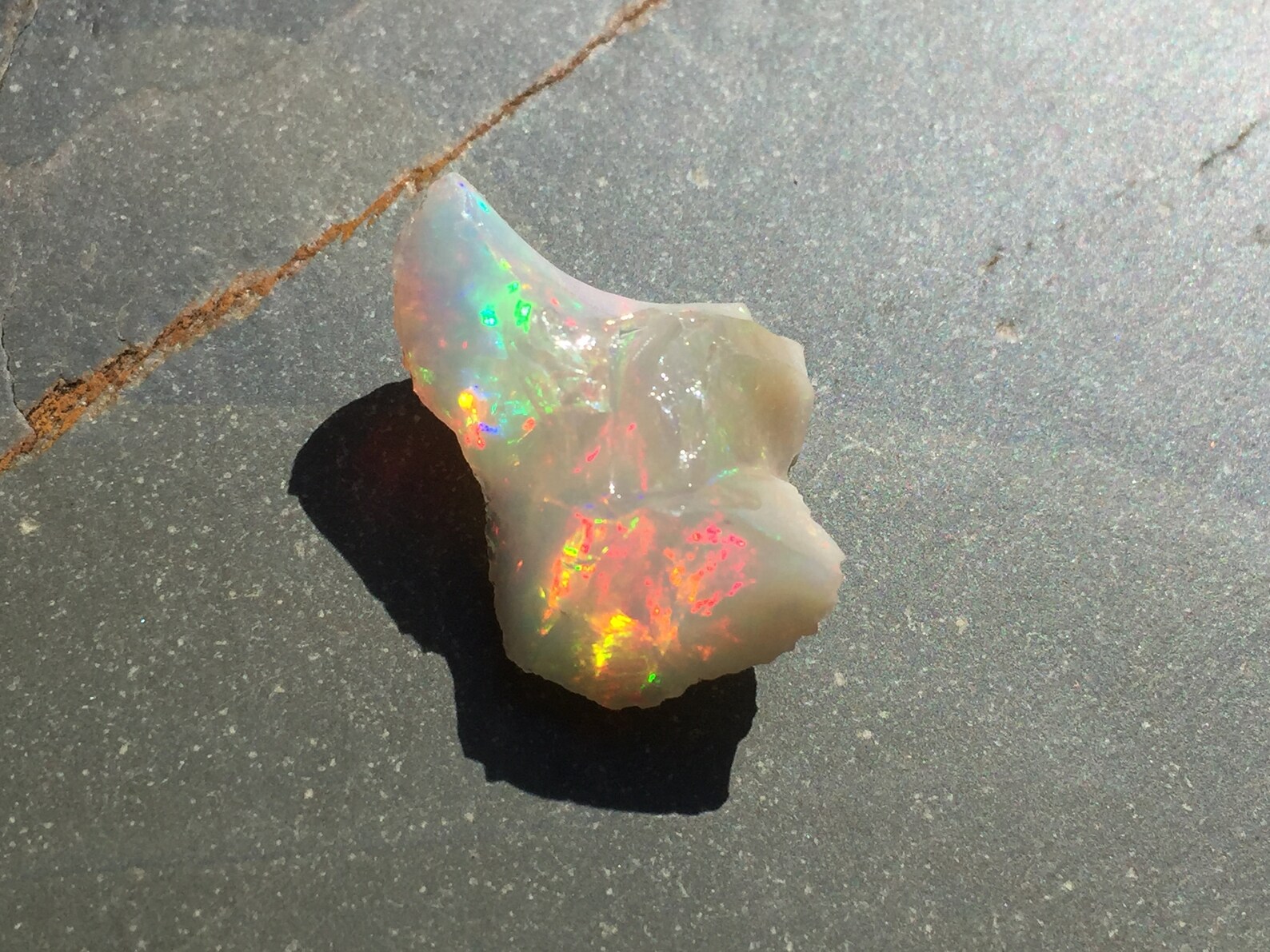 Raw Opal Stone 26mm 2.8 Grams Ethiopian Opal in Matrix Rough - Etsy