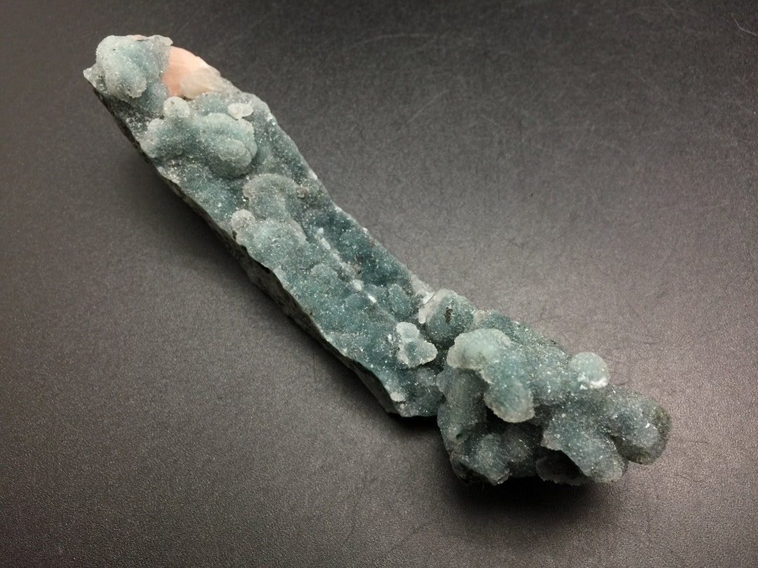 Chalcedony Crystal Stalactite, 5.5 Inch Sparkly Druzy Cave Crystal ...