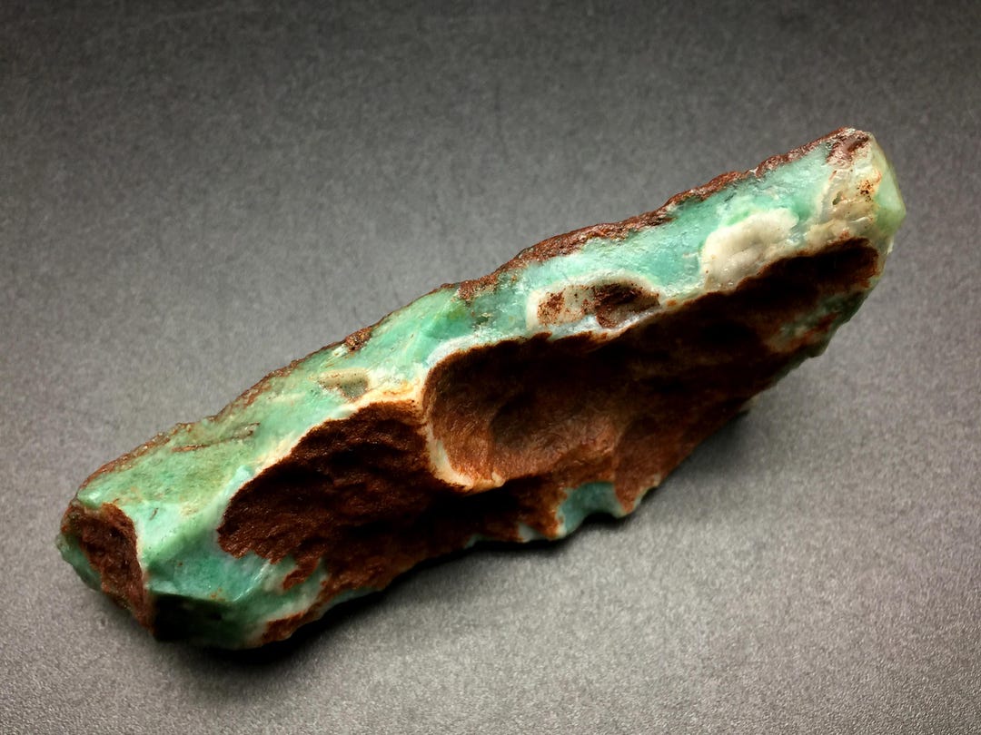 Large Chrysoprase Stone From Zimbabwe, 4.5 Inch Raw Green Chrysoprase ...