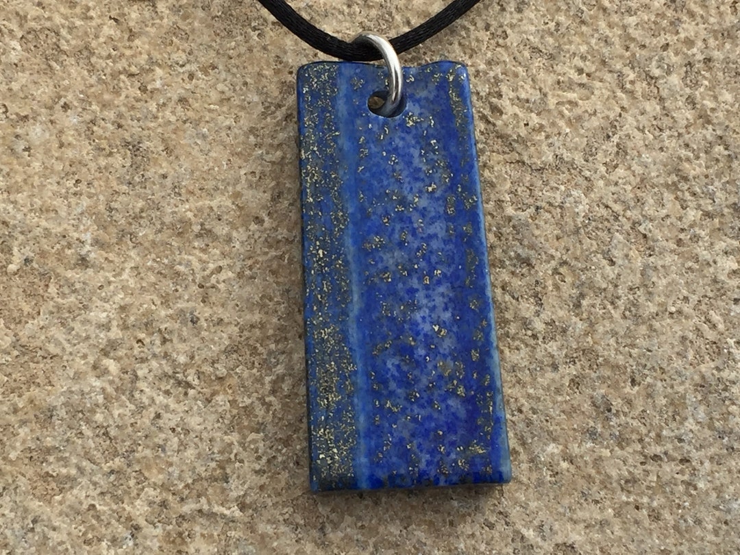 Lapis Lazuli Pendant 2 Inch, High Grade Blue Lapis Stone From ...