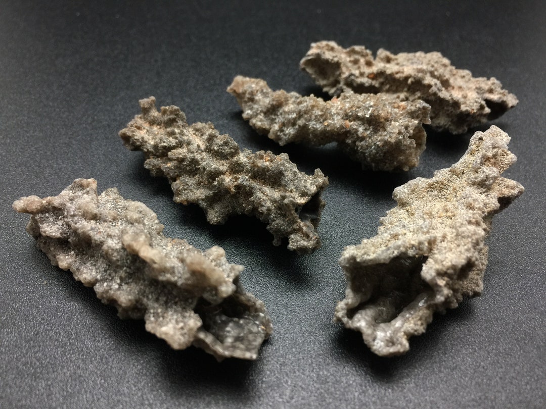 5 FULGURITE, Lightning Strikes Sand, Lightning Fused Hollow Glass Tubes ...