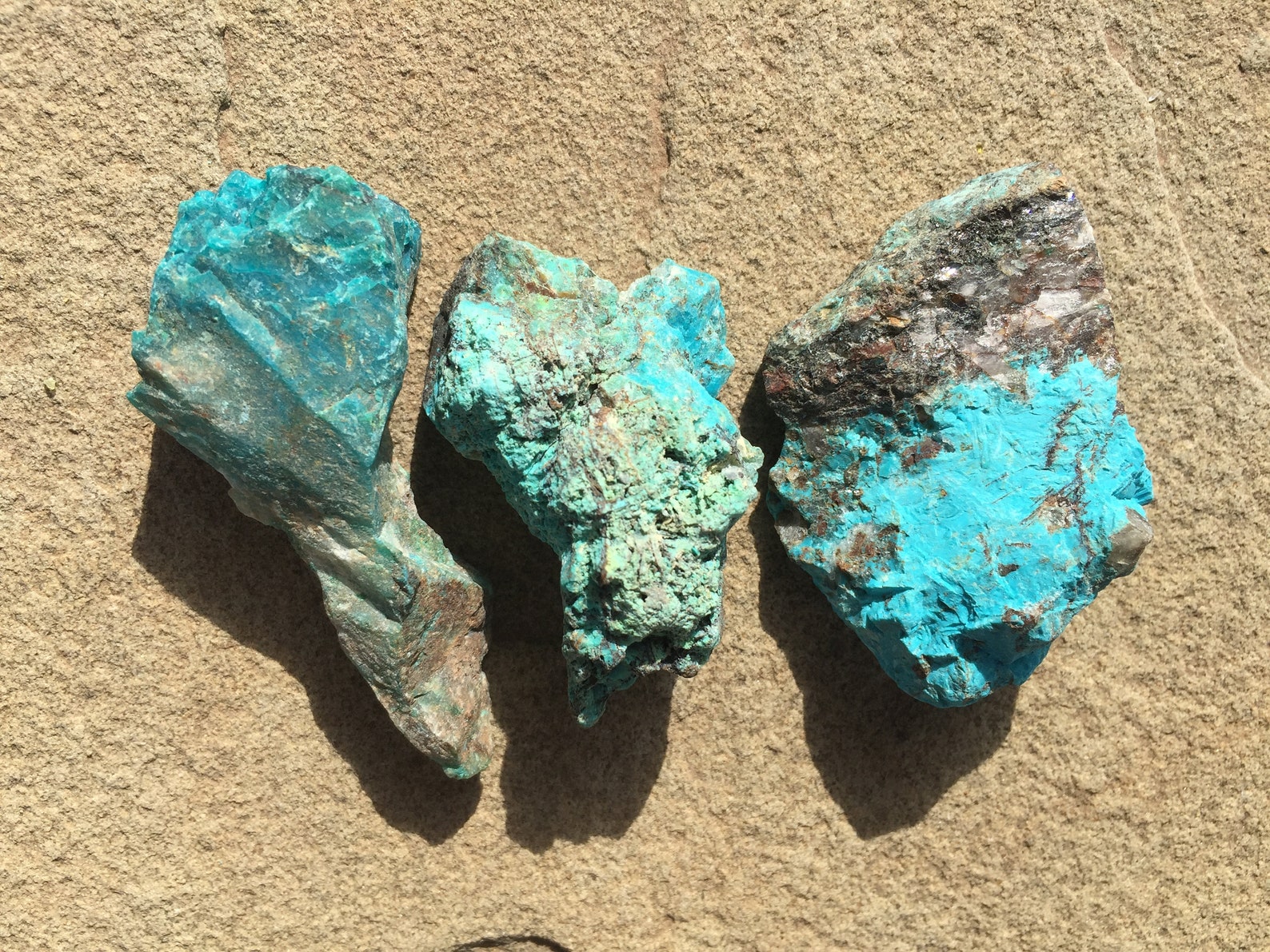 3 Chrysocolla Stones Raw / Rough Turquoise Chrysocolla from | Etsy