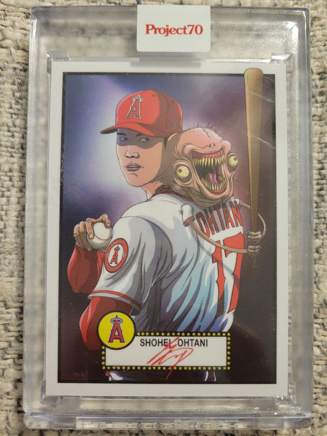 2022 Topps Project 70 Shohei Ohtani Art Card Limited Edition Monster ...