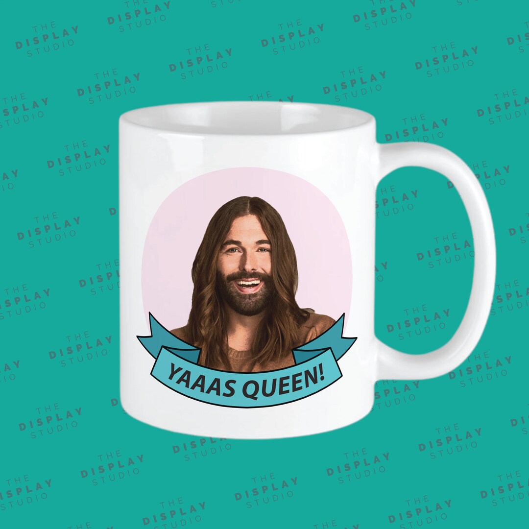 Jonathan Van Ness Mug Queer Eye Gift Idea Yaaas Queen JVN Meme Gift ...