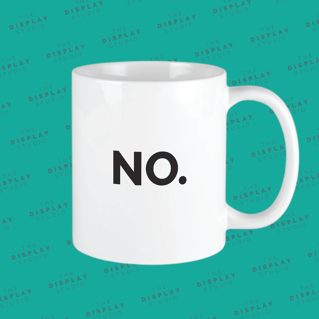 The IT Crowd Mug: Roy Trenneman 'NO.' Ceramic Mug - Etsy