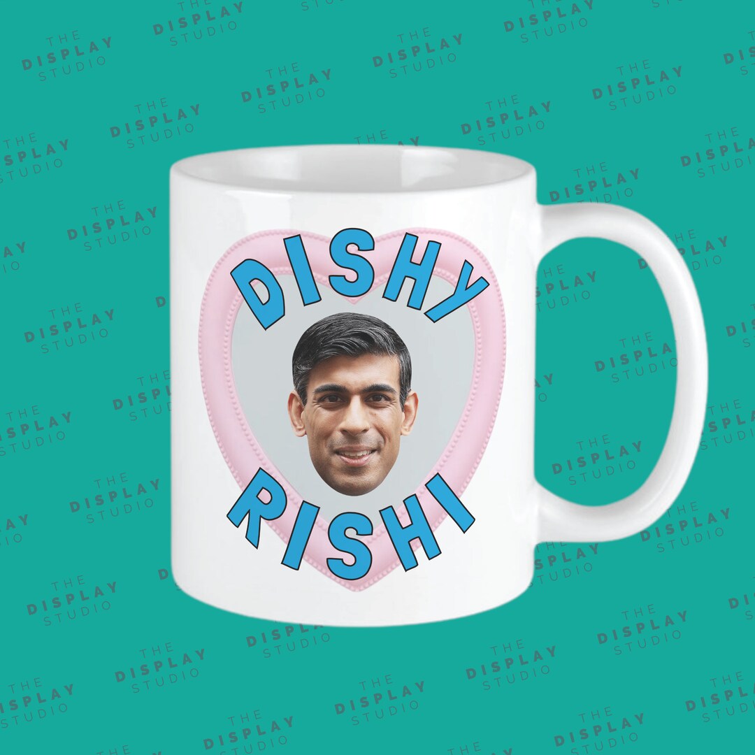 Dishi Rishi Mug, Rishi Appreciation Gift, Funny Tories Gift ...