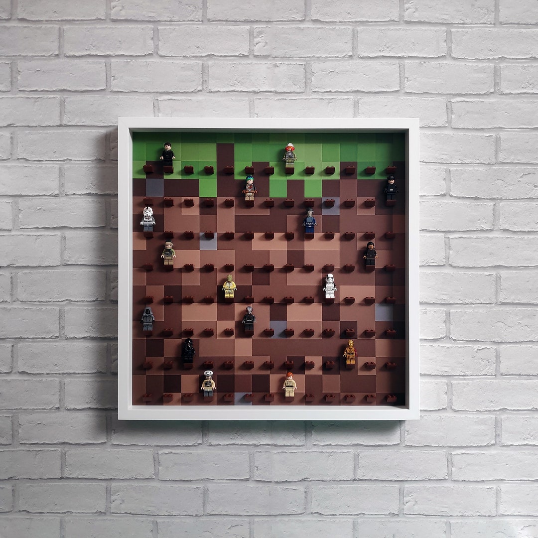 Display Frame for Lego Minifigures Large Storage Case Stand - Perspex ...