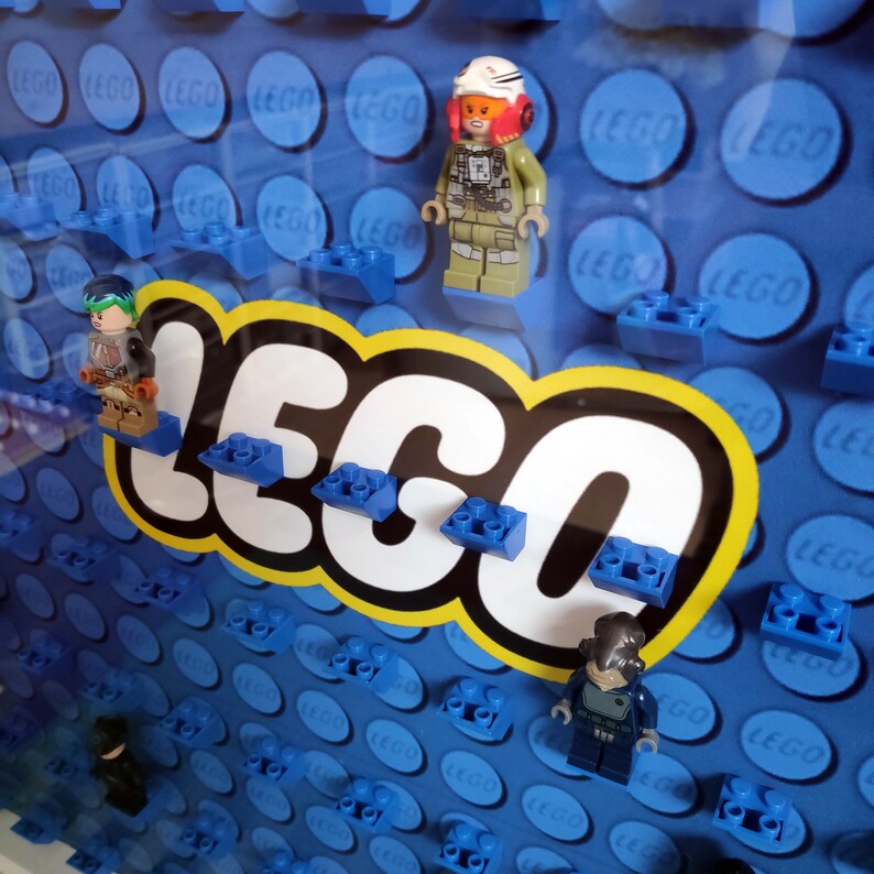 Display Frame for Lego Minifigures Large Storage Case Stand - Perspex ...