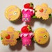 Kawaii Cookies, Candy, Strawberry Pie Alligator Kawaii Hairclips, Hair ...