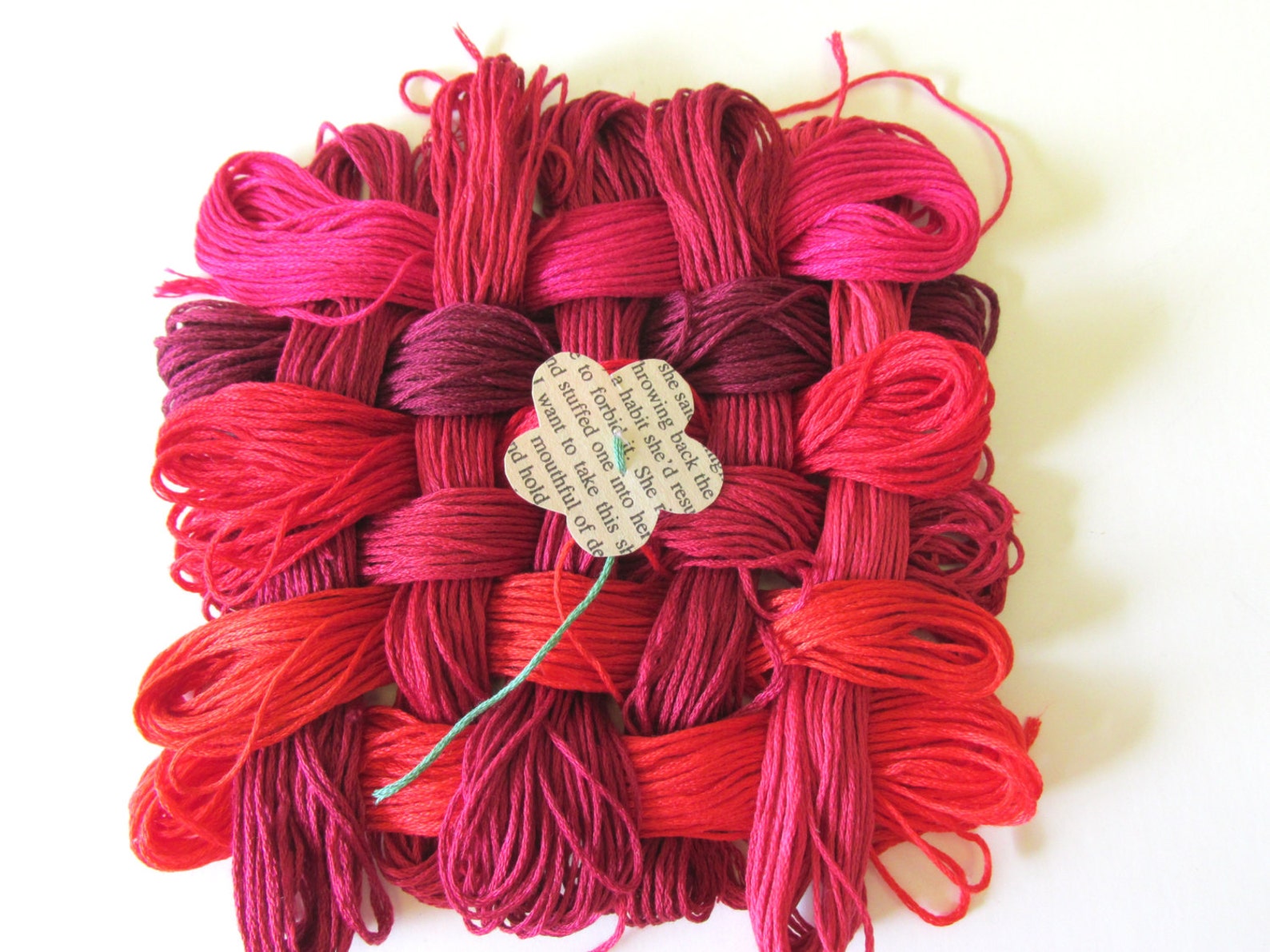 DMC 24 Skeins Pack Shades of Red Red Thread Pack of 24 | Etsy