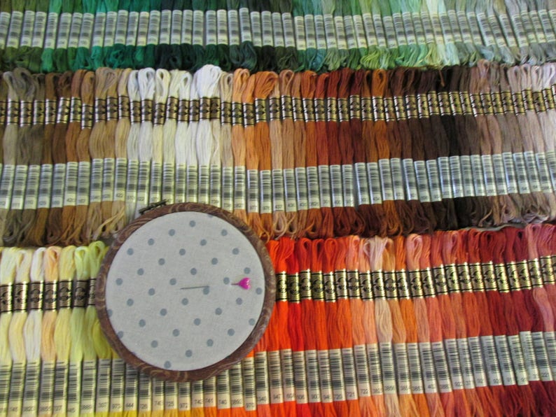 DMC Floss 469 Colors Available Pack of 50 Made in France | Etsy