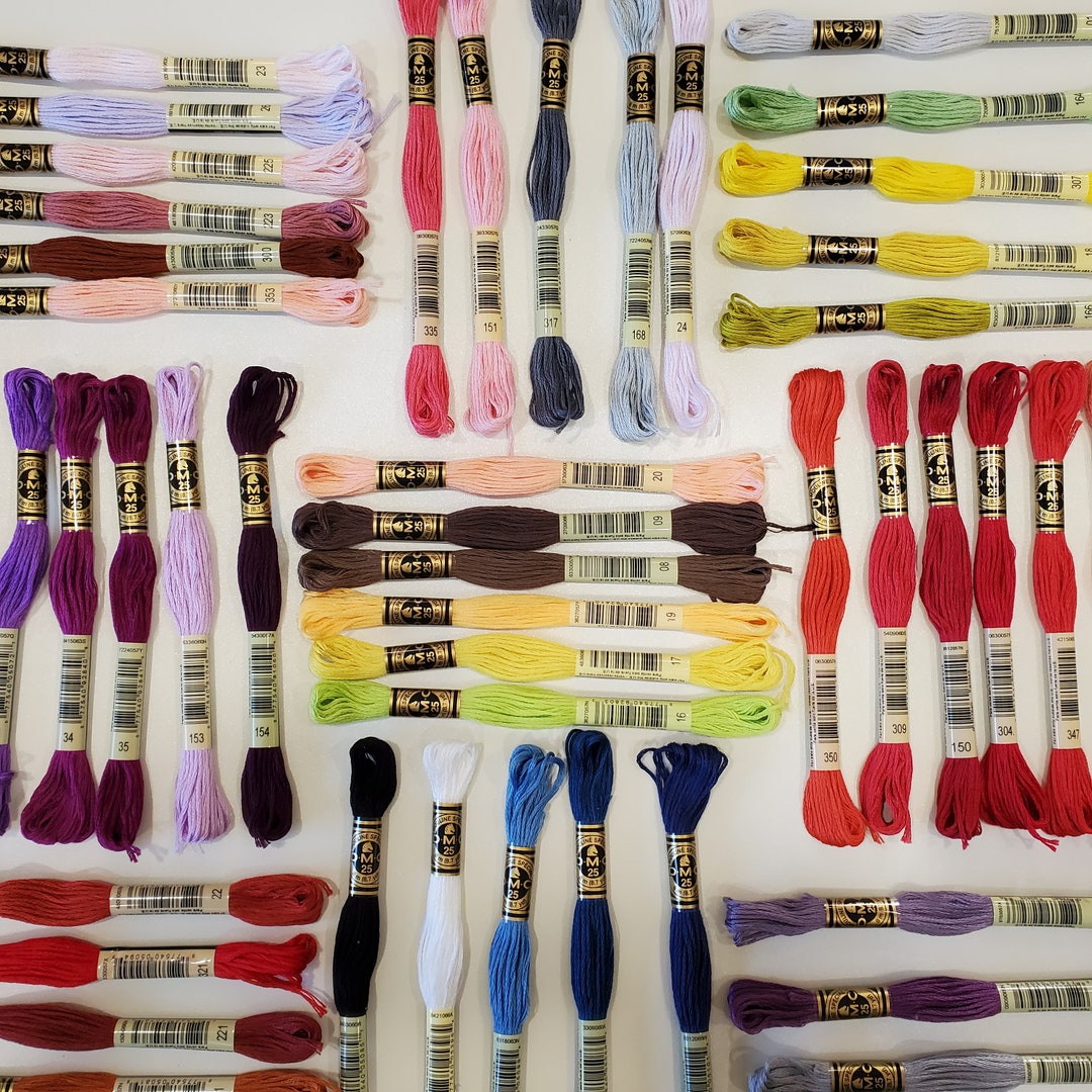 100 Skeins of DMC - Made in France - Original DMC - You Pick the Colors ...