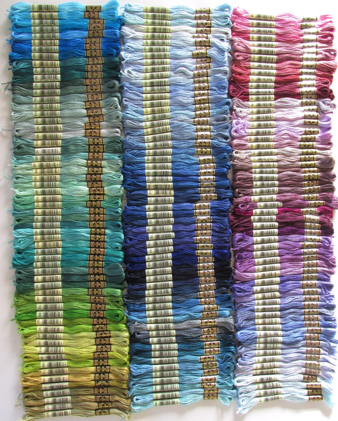 DMC Floss 469 Colors Available Pack of 50 Made in France | Etsy