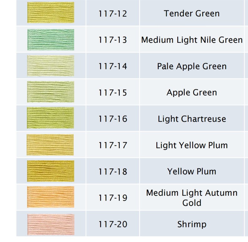 DMC Floss 35 New Colors - Made in France - You Pick the Colors - 35 ...
