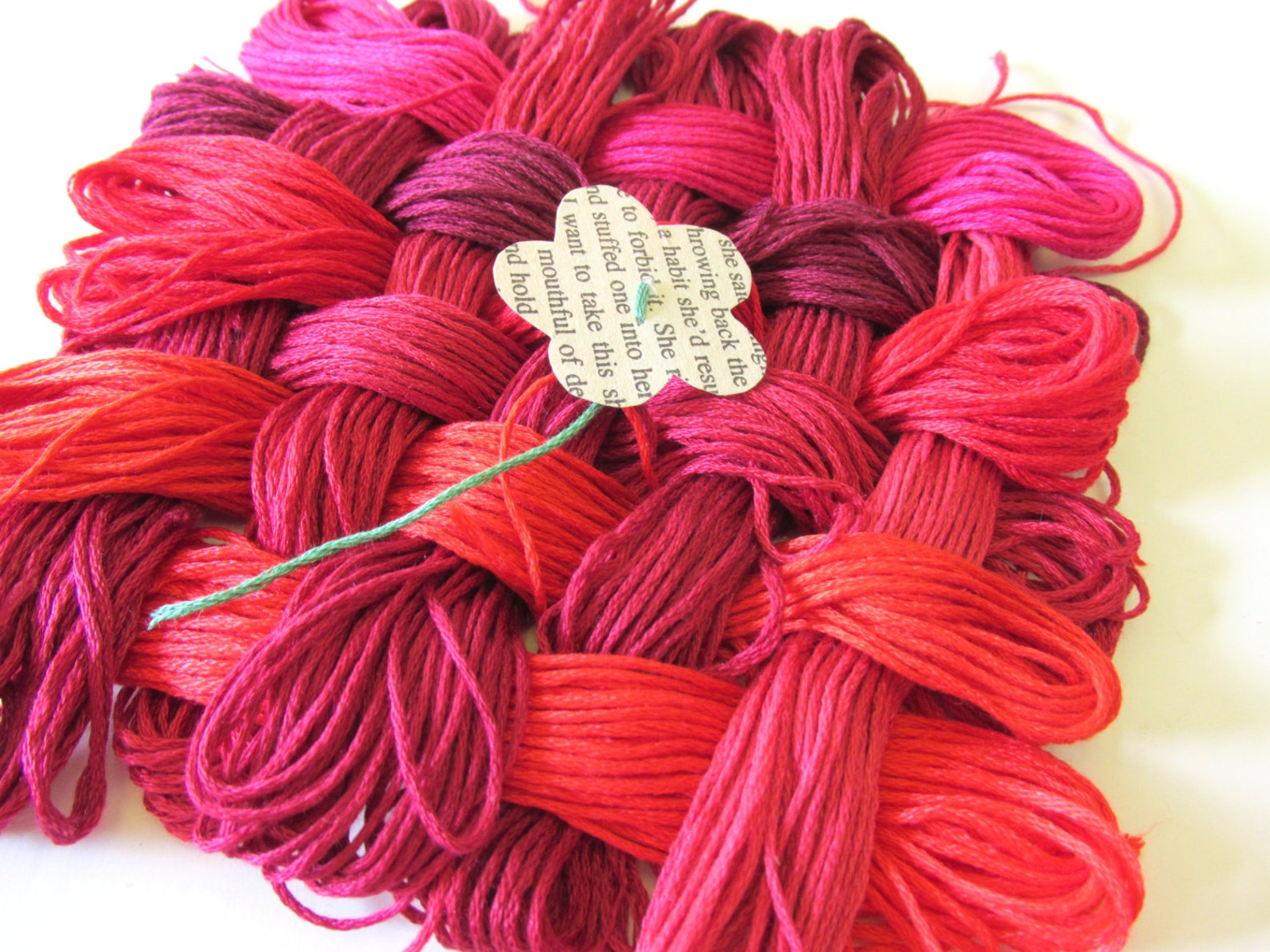 DMC 24 Skeins Pack Shades of Red Red Thread Pack of 24 | Etsy