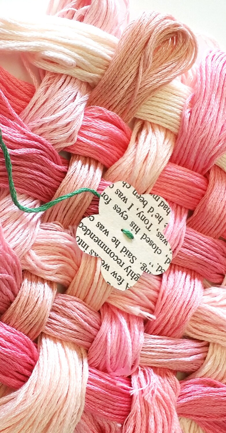 DMC 24 Skeins Pack Shabby Chic Soft Pink and Peach Thread | Etsy