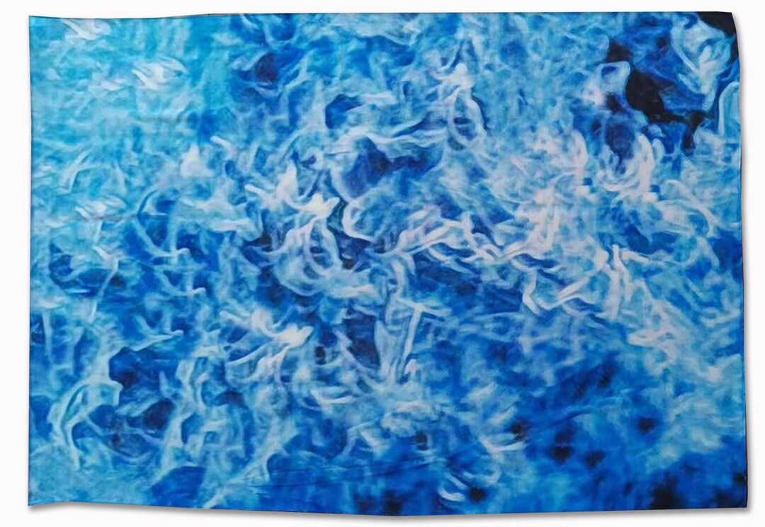 Blue Fire Worship Flag - Etsy