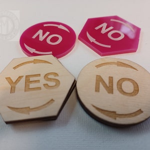 Decision Coin Yes or No Flip to Decide Maker Fun Stocking Filler for ...
