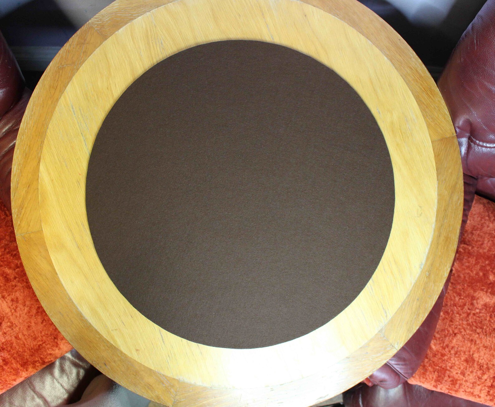 Circle Round Shape Table Mat Felt Placemats Custom Size Hand Cut - Etsy