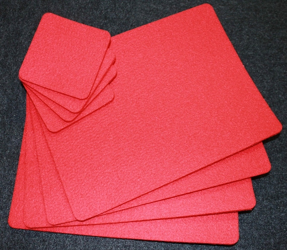 Set of 4 Table Mats and 4 Coasters - Etsy