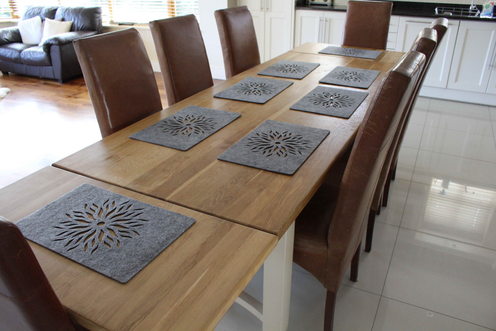 New Designs Large Felt Placemats 17 X 11 Inch. Rectangle Place - Etsy ...