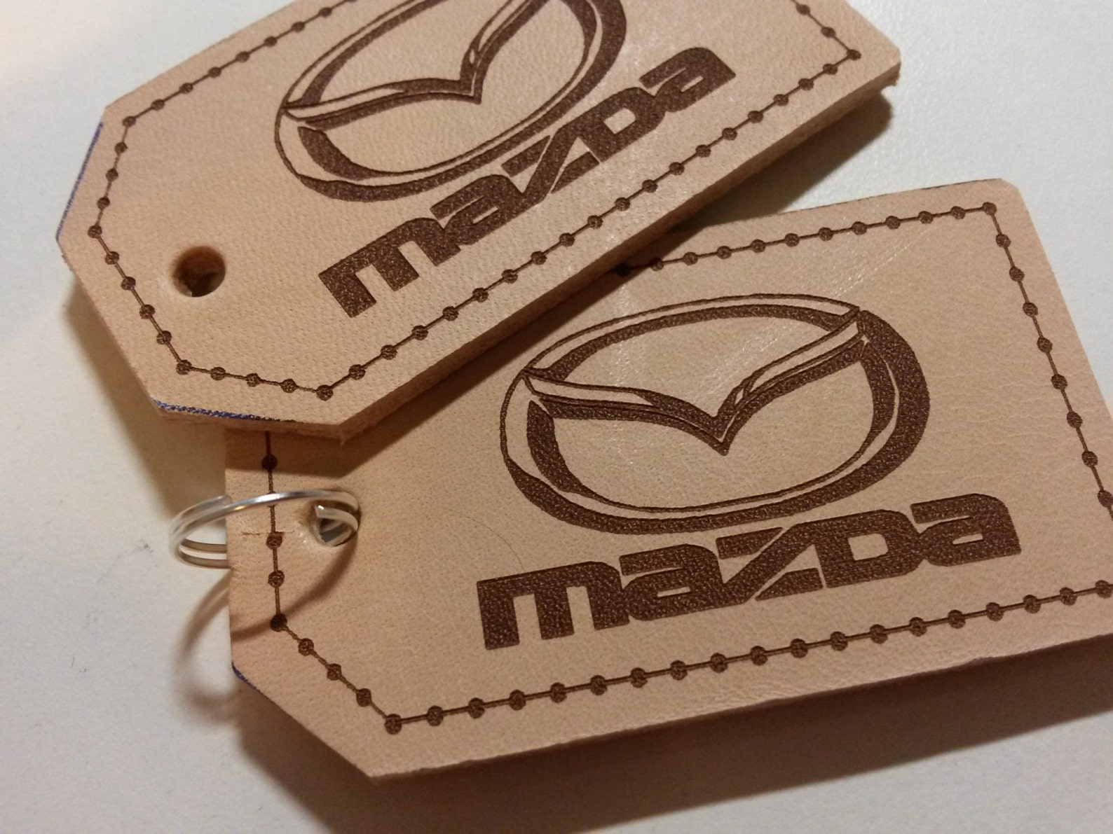 Leather Custom Personalised Car Logo Symbol Keychain Keyrings - Etsy