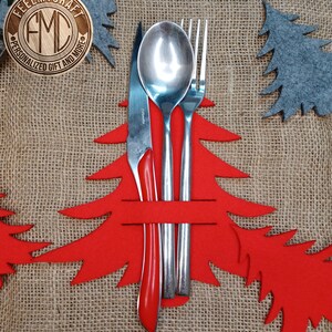 Felt Cutlery Holder, Table Decoration, Cutlery Bag, Gift Idea ...