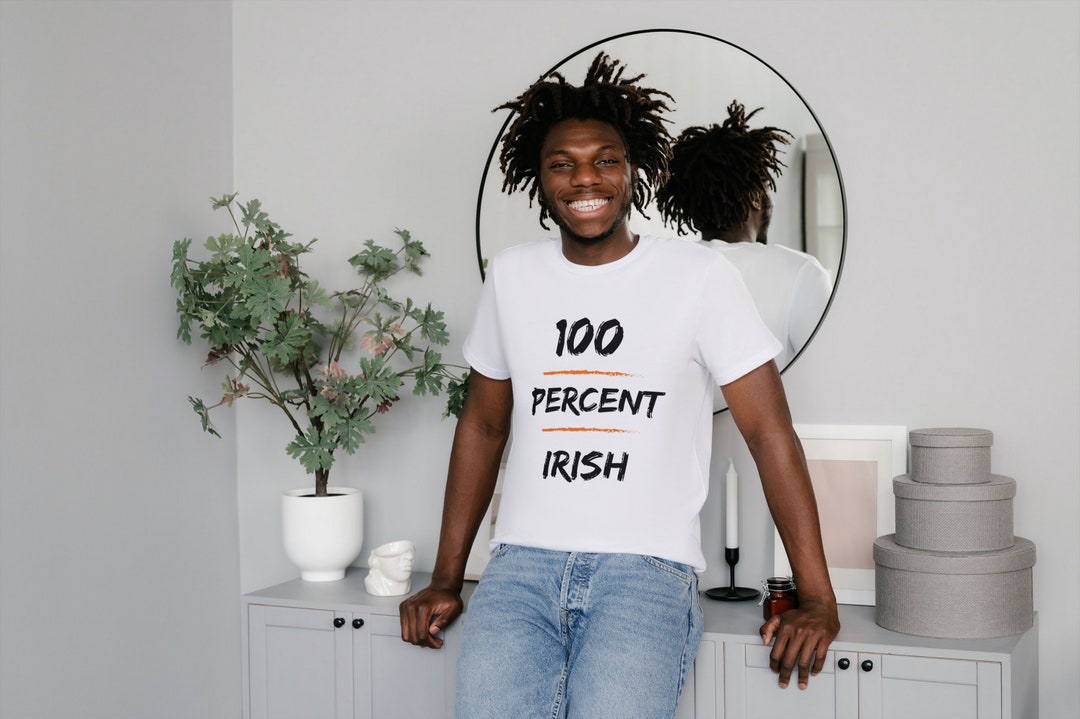 100 Percent Irish Unisex Jersey Short Sleeve Tee Irish Pride Heritage ...