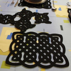 Celtic Knot Table Mats Placemats Set of 4 Pieces - Etsy