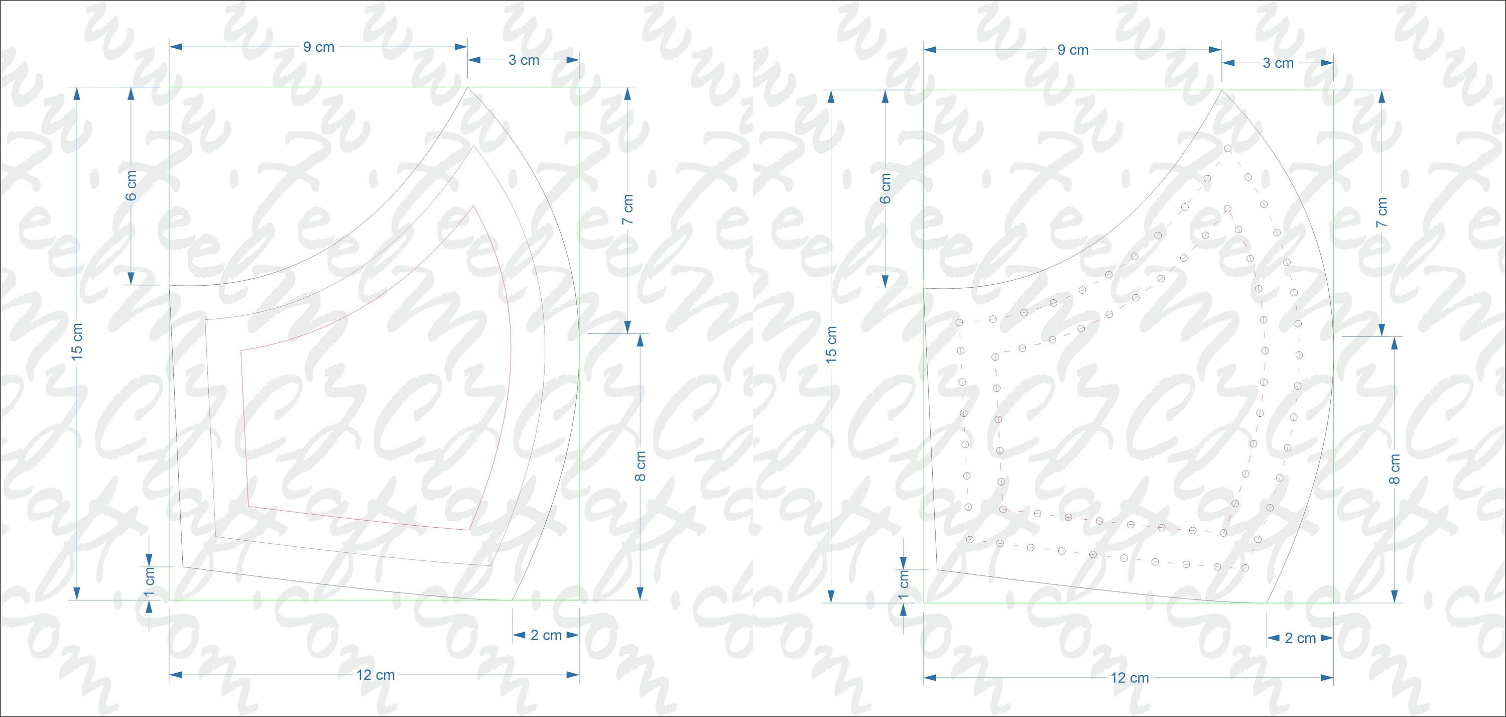Face Mask Pattern Template Classic Style