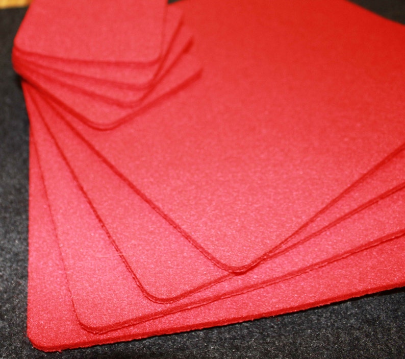 Placemats Simple Shape Rectangle Felt Table Mats Set of 2 - Etsy