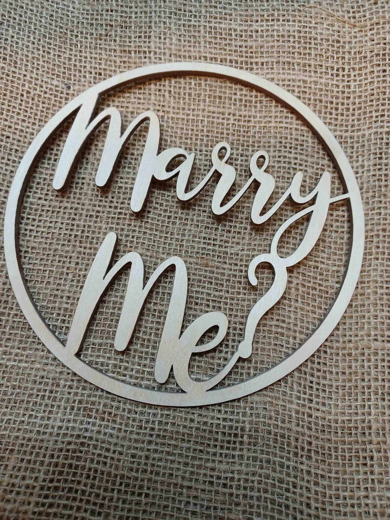 Marry Me Round Sign Engagement Party Decoration Backdrop | Etsy