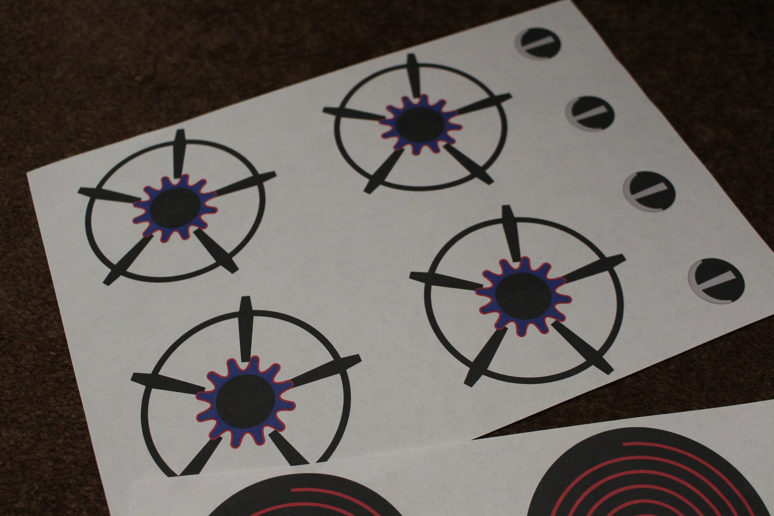 Kitchen DIY Toy Stove Range Printable Decals Svg Cut File DIY Projects ...
