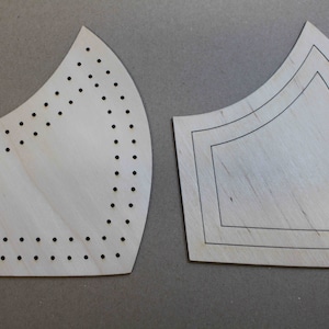 Face Mask Pattern Template Classic Style - Etsy