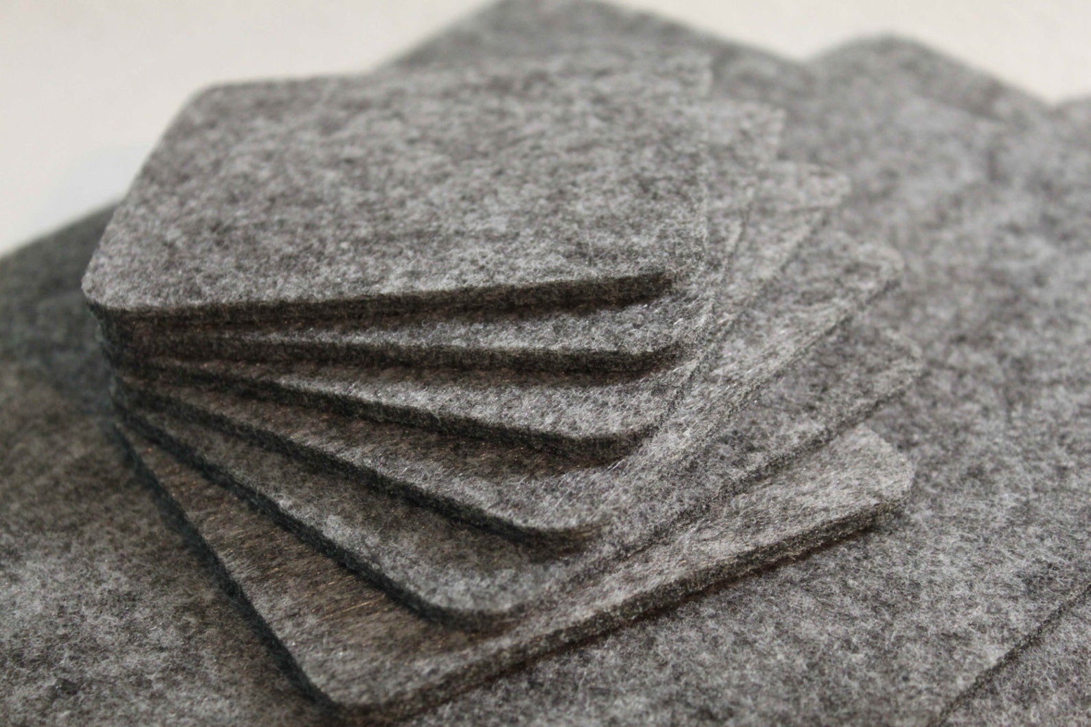 ONLY GREY Placemats and Coaster Simple Shape Quadrat Rectangle - Etsy