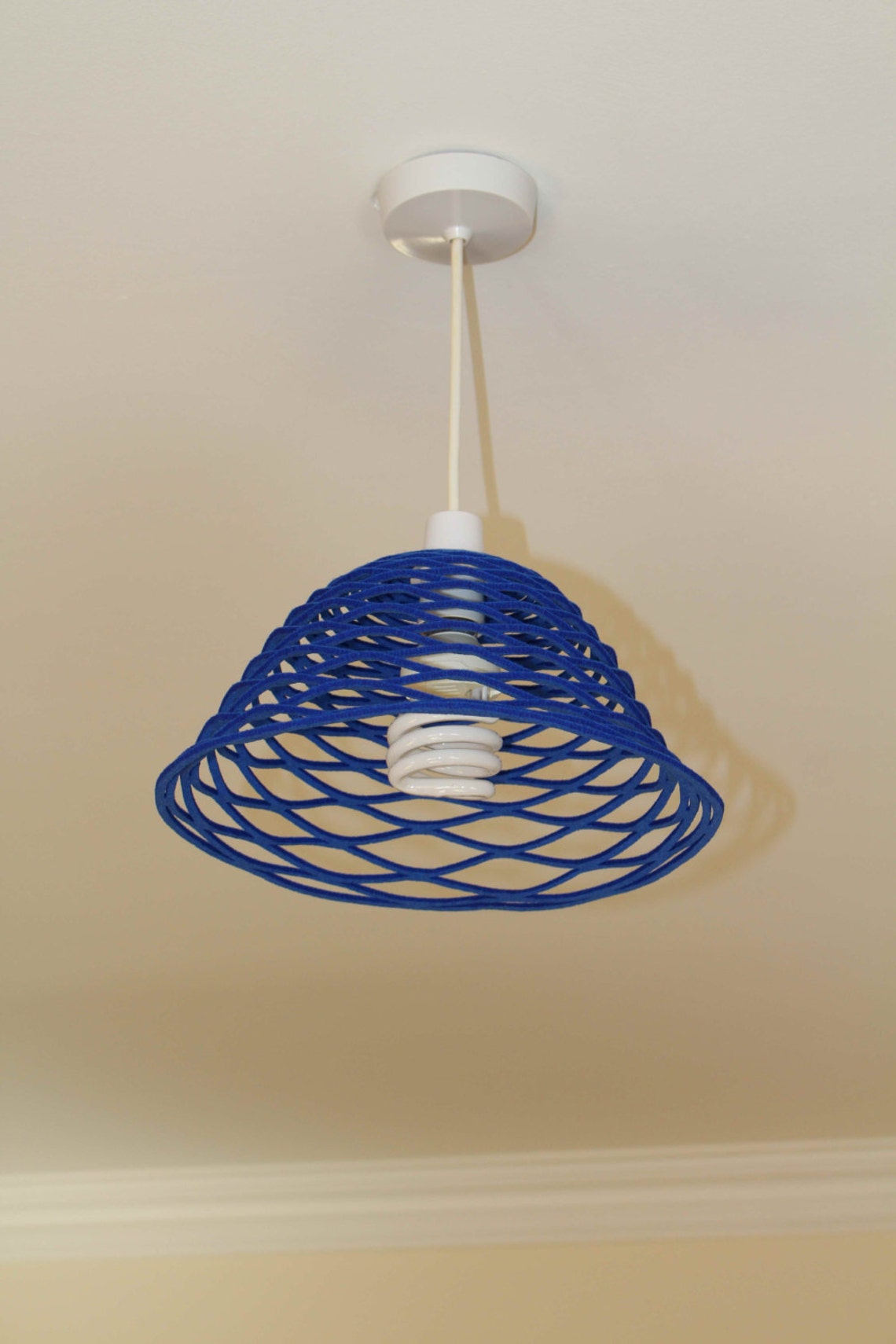 Unique felt lampshade Net Designs | Etsy