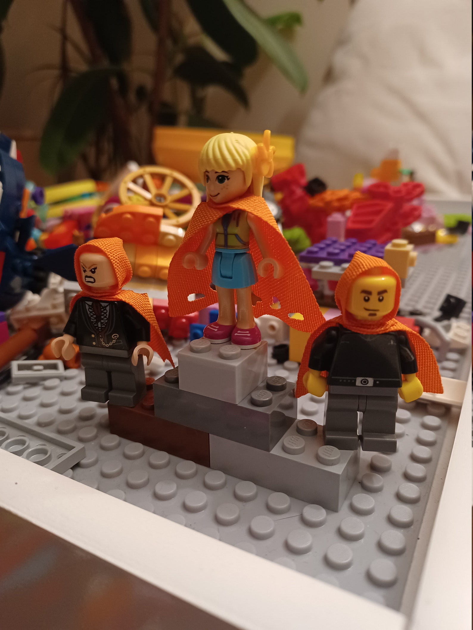 Sets of 4 Items CUSTOM Capes Hoods for Your Lego Minifigures - Etsy