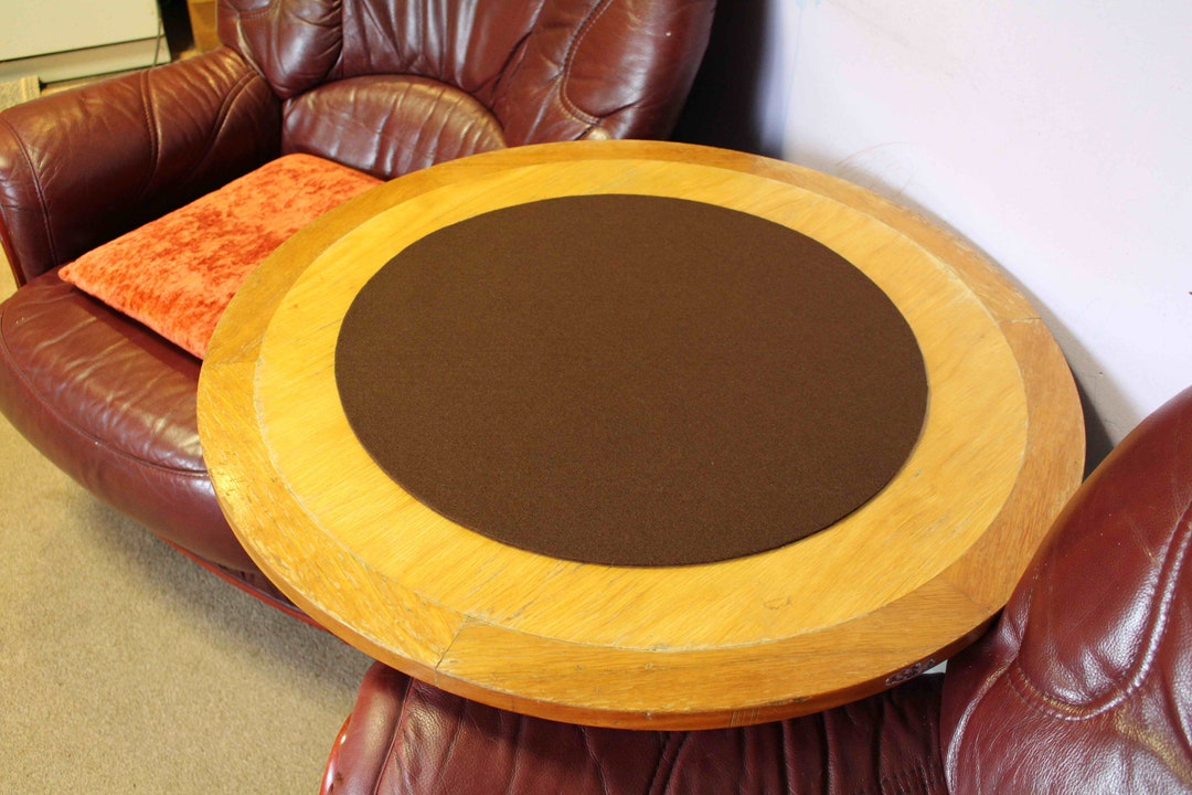 Circle Round Shape Table Mat Felt Placemats Custom Size Hand Cut - Etsy